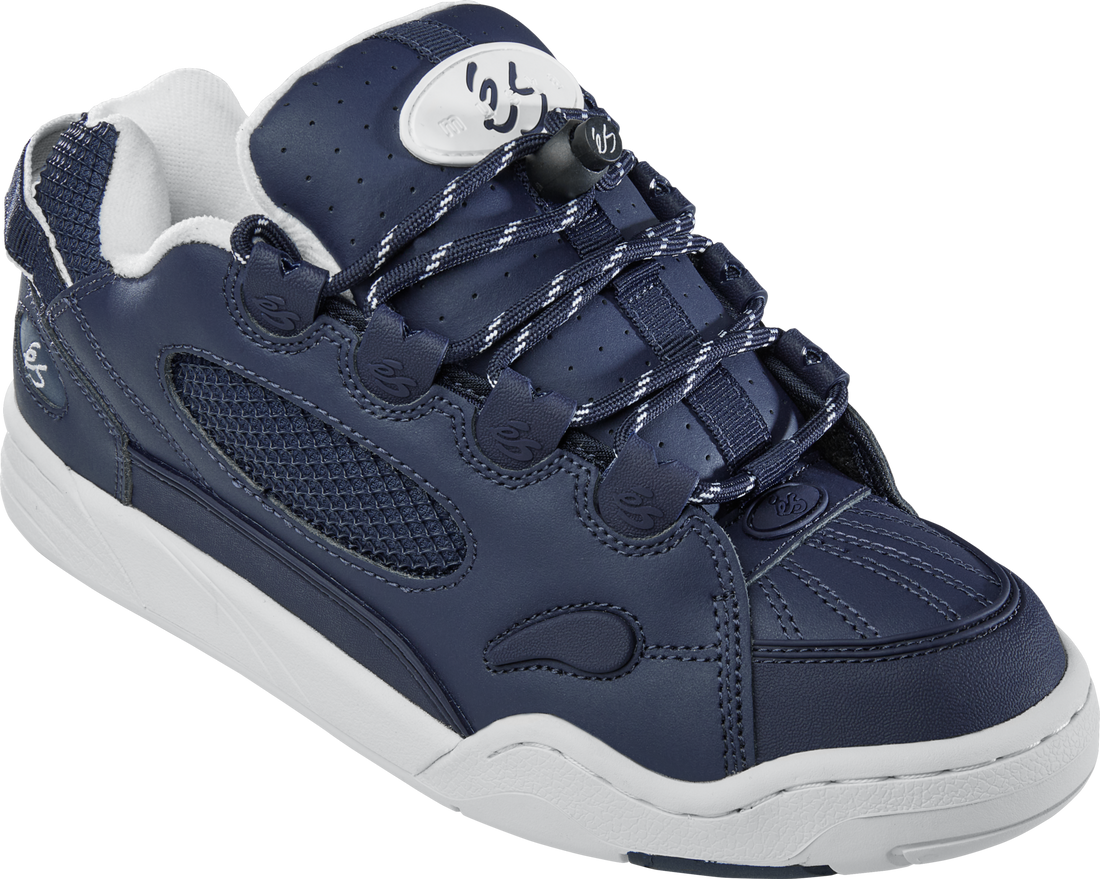 Muska navy/white - skate shoes | éS skateboarding